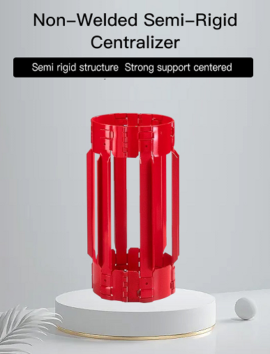 Non-Welded Semi-Rigid Centralizer-well completion